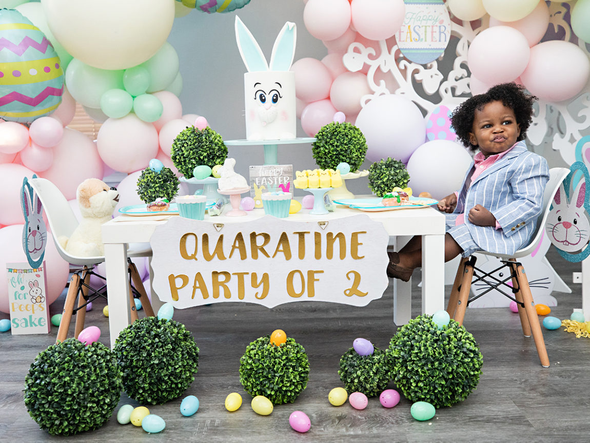Easter Party Ideas from a Quarantine Easter Celebration - MunaMommy