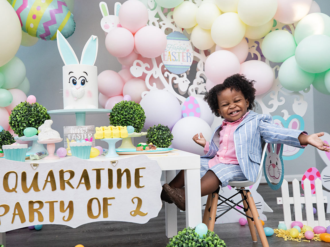 Easter Party Ideas from a Quarantine Easter Celebration - MunaMommy