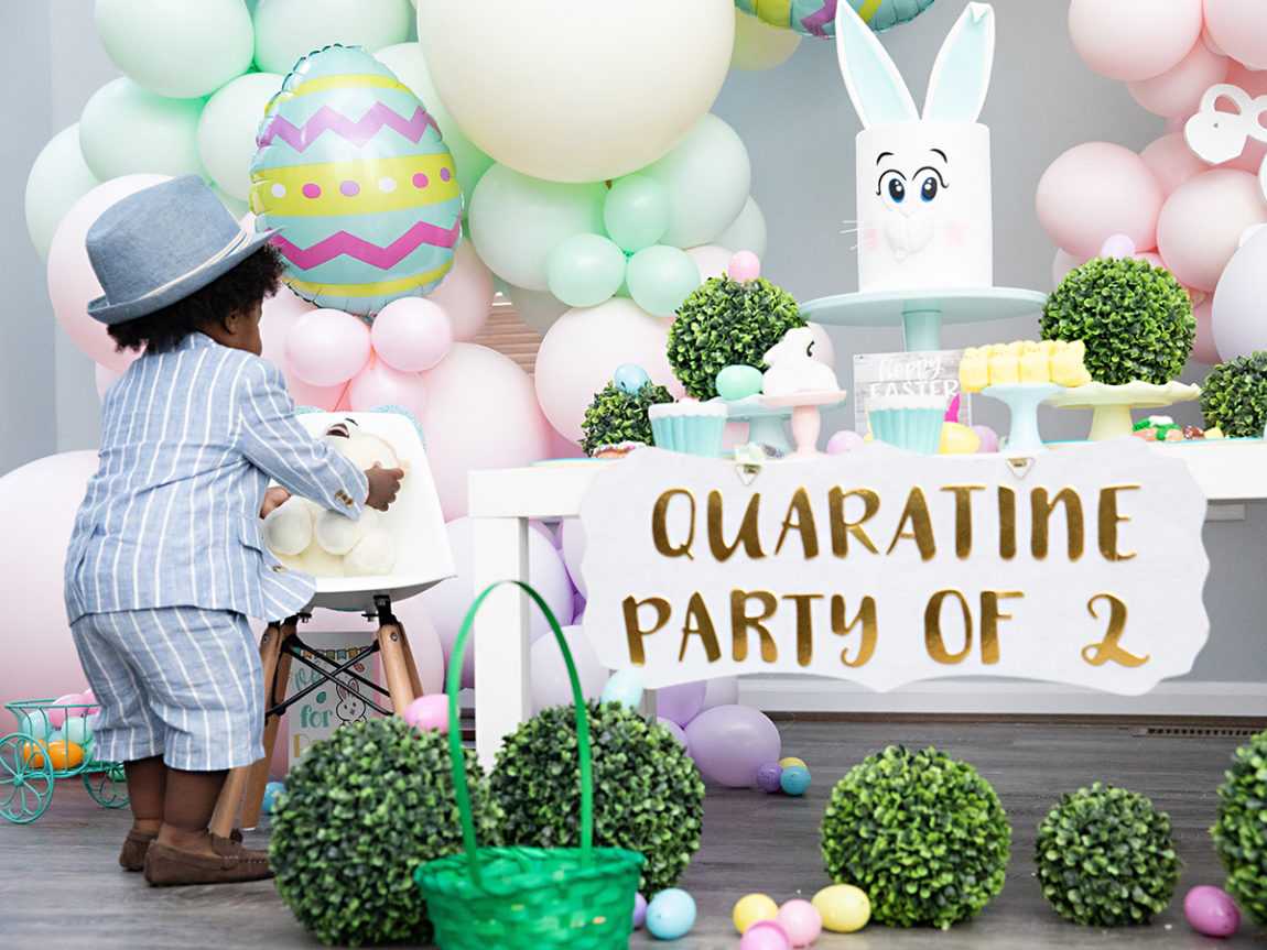 Easter Party Ideas from a Quarantine Easter Celebration - MunaMommy