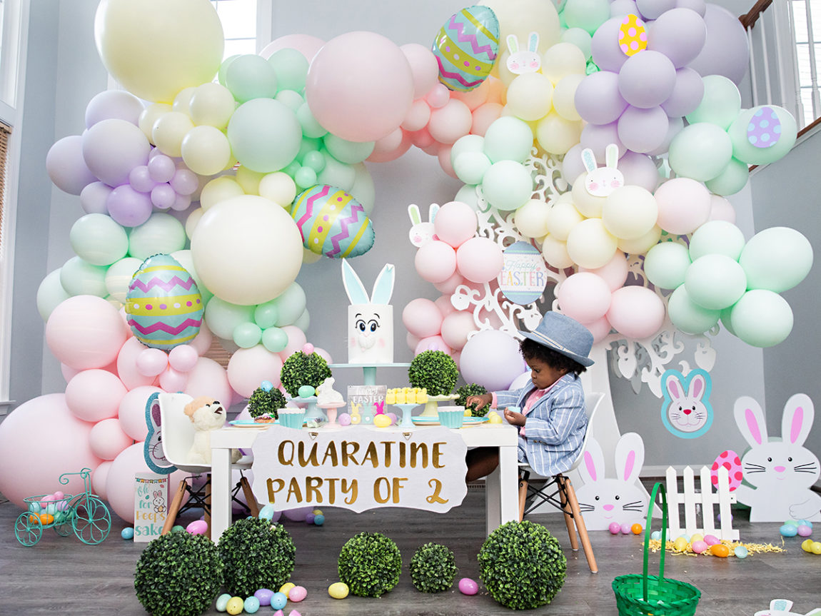 Easter Party Ideas from a Quarantine Easter Celebration - MunaMommy